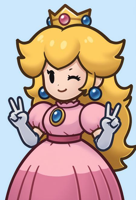 Princess Peach - Paper Mario: The Thousand-Year Door [SDXL Pony ...